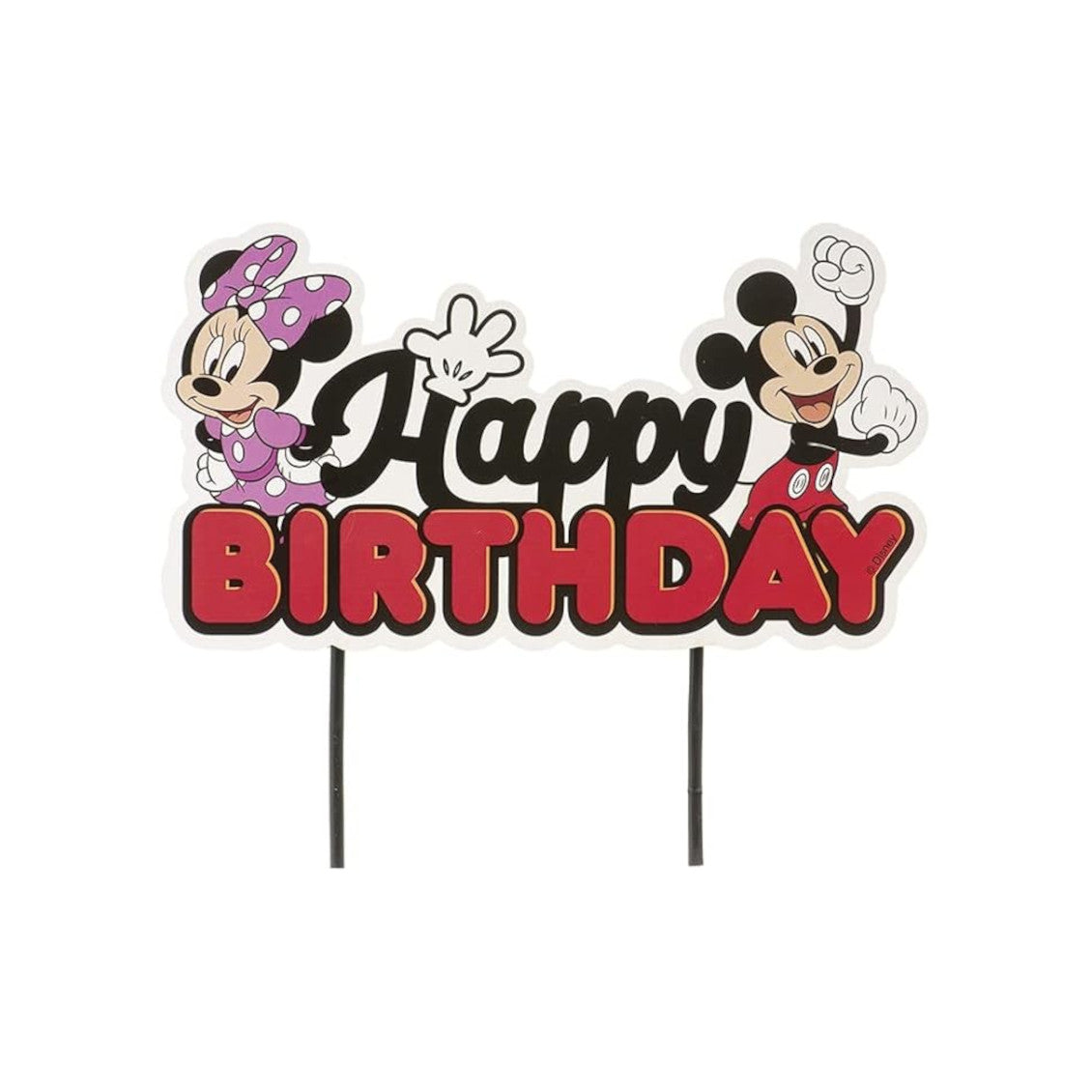 Mickey Mouse Happy Birthday Topper – Clever Cakes