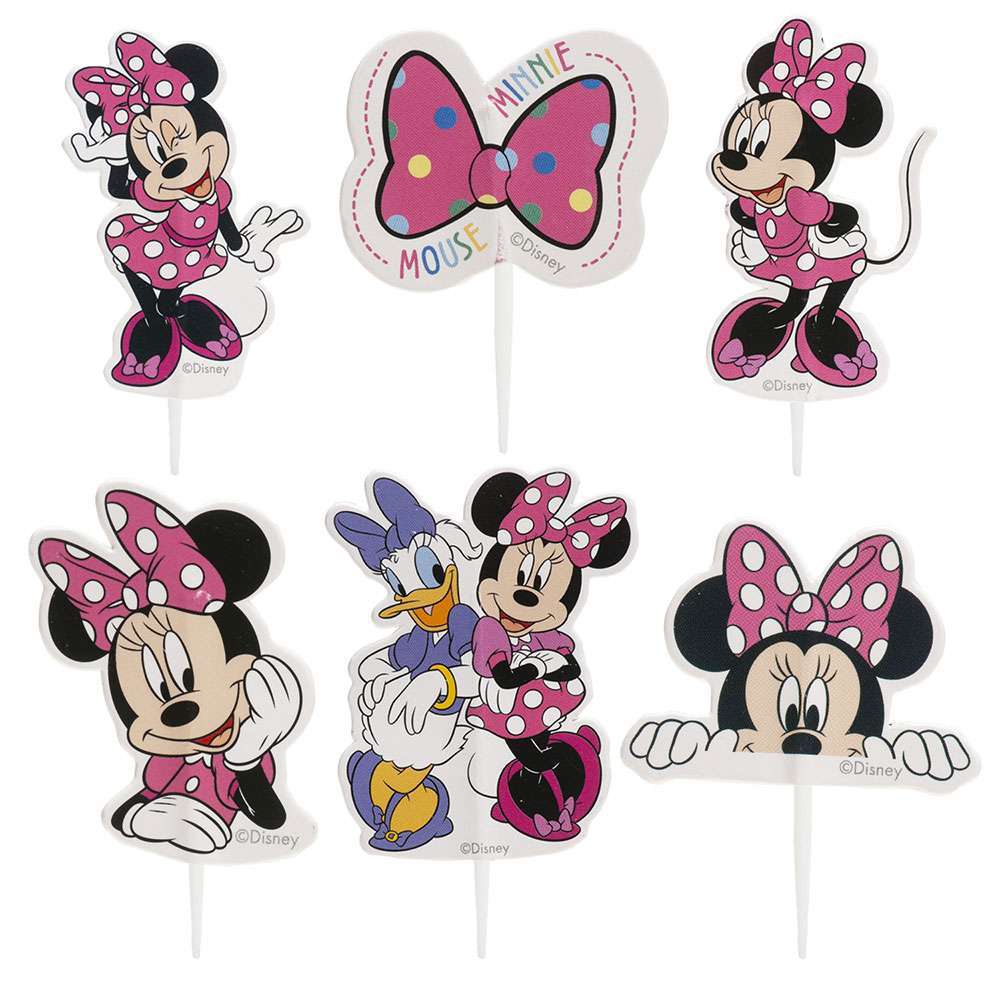 30 Stück Minnie Mouse Topper – Clever Cakes