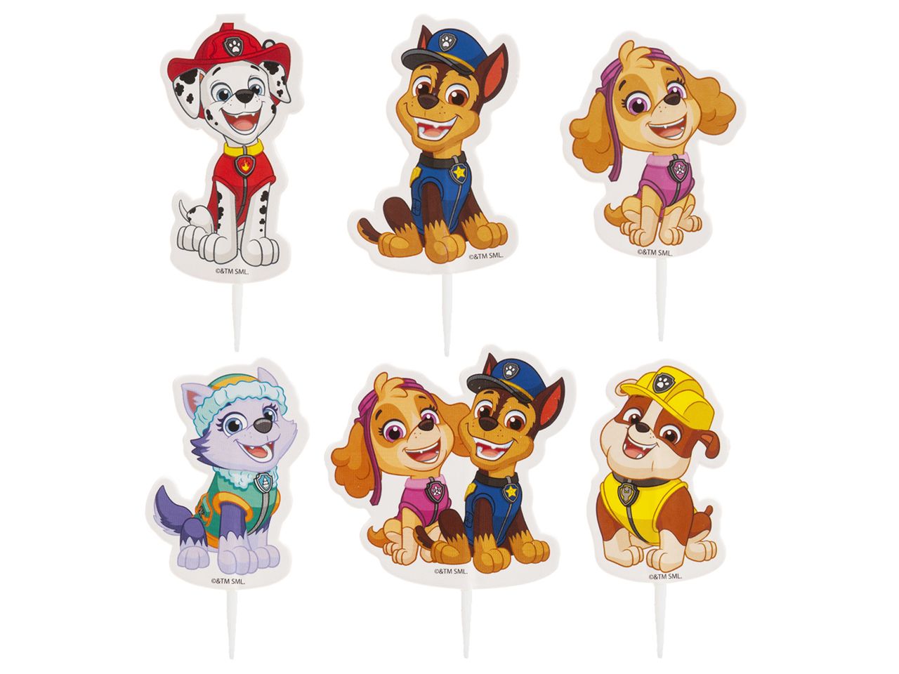 30 Stück Paw Patrol Topper – Clever Cakes